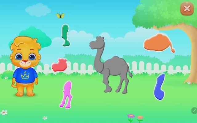 Угадай животное по силуэту: развивающая игра для малышей