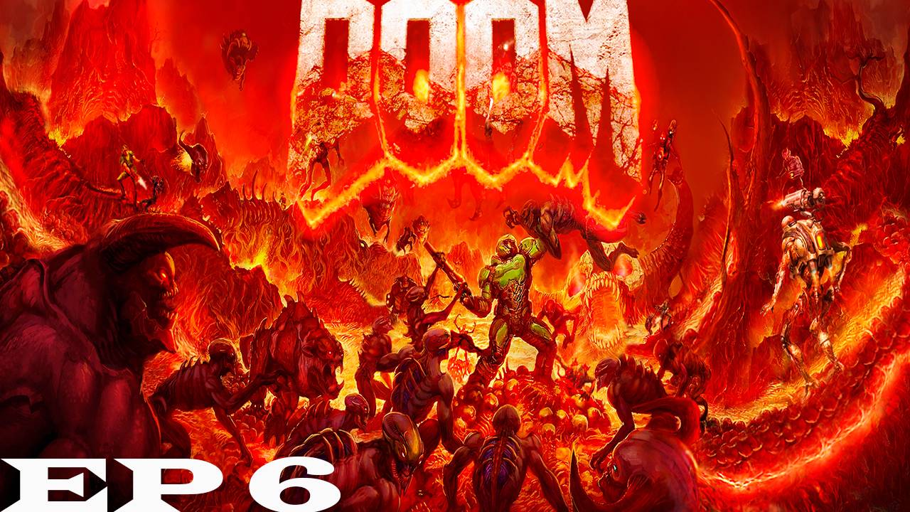 Прохождение игры - DOOM (без комментариев)