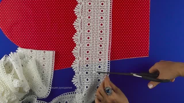 Порезала кружево на 3 части. Смотрите , что из этого вышло!