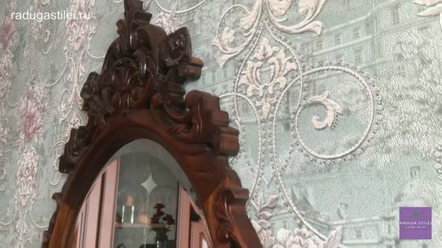 Зеркало настенное орех Милорад 1
