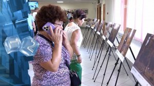 В здании правительства Кузбасса открылась фотовыставка «Хроники террора украинского неонацистского р