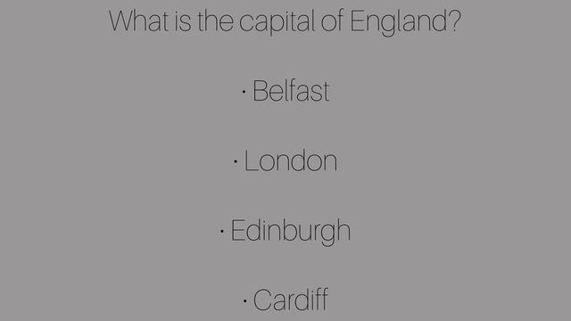 Life in the UK test Question 29