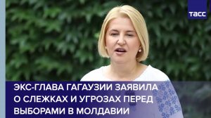Экс-глава Гагаузии заявила о слежках и угрозах перед выборами в Молдавии