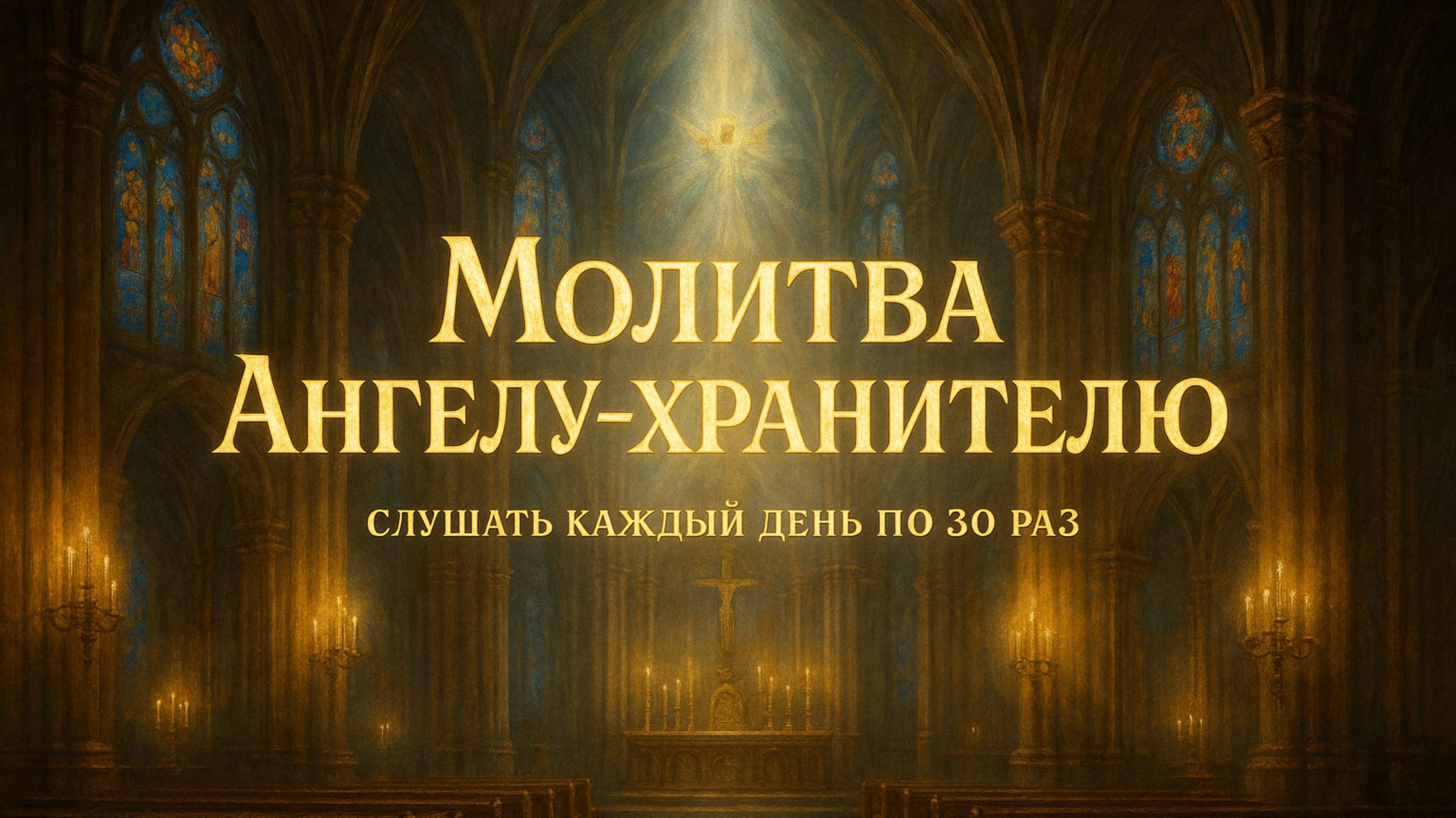 Молитва Ангелу Хранителю - слушать каждый день по 30 раз