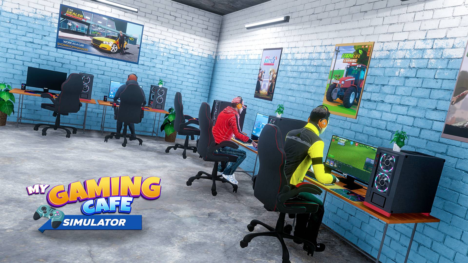 Gaming Cafe Simulator - МОЕ ИГРОВОЕ КАФЕ