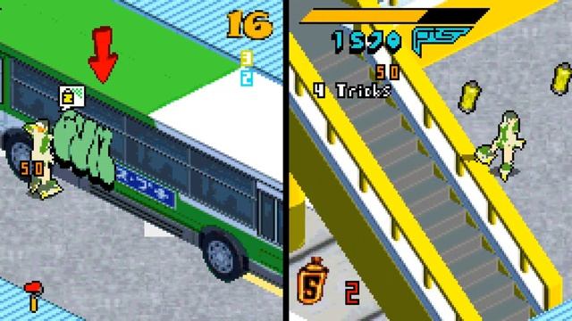 Jet Grind Radio [2 player Co-op] [Game Boy Advance]