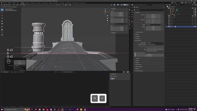 14 -Placing the Pillars
