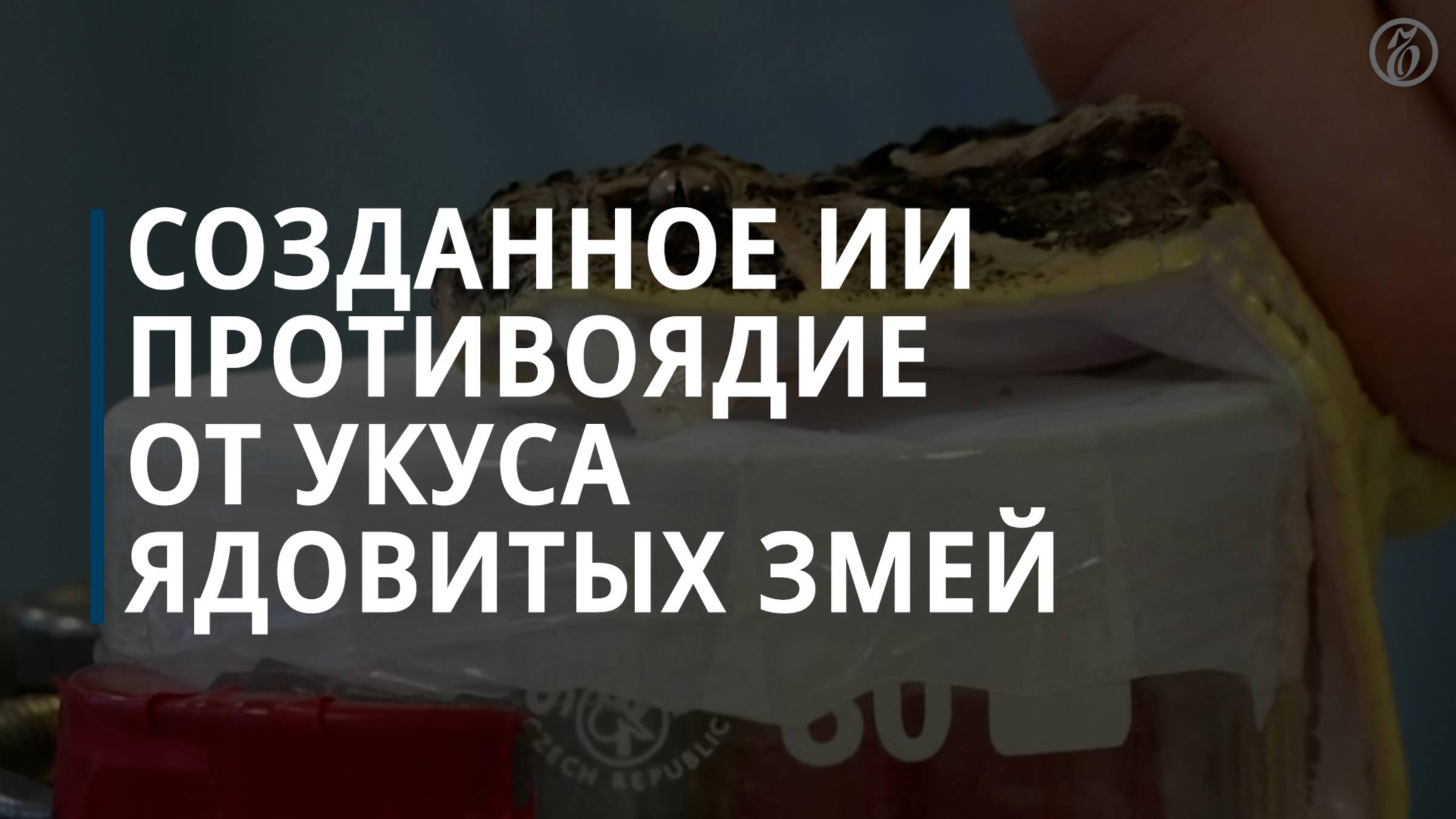 Созданное ИИ противоядие от укуса ядовитых змей