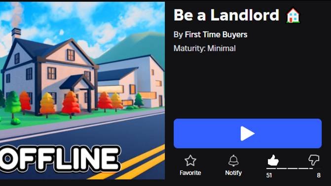 Be a Landlord|Roblox game