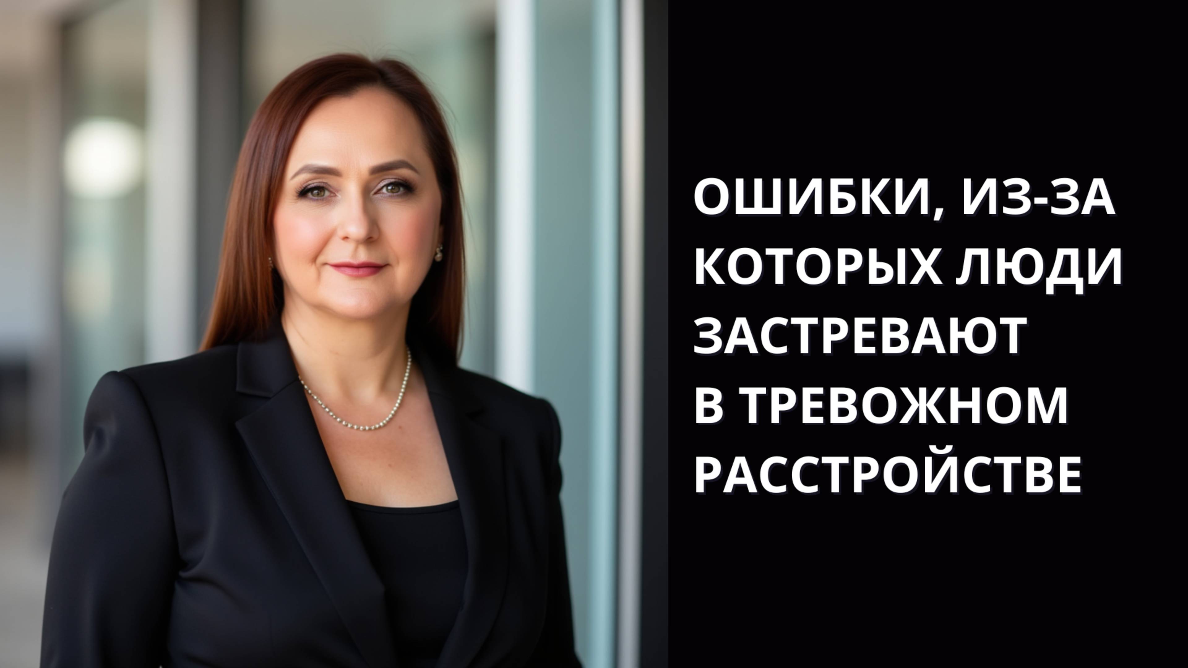 Ошибки, которые удерживают в тревожном расстройства