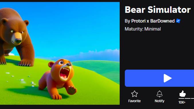 Bear Simulator|Roblox game
