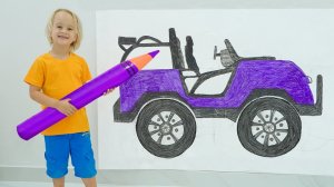 Влад и Ники. Крис превращает рисунки в настоящие игрушки! Видео для детей!