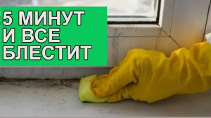 Все делают неправильно! А я просто отмыла подоконник за 5 минут