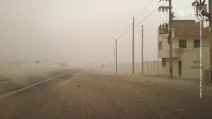 Песчаная буря накрыла Перу