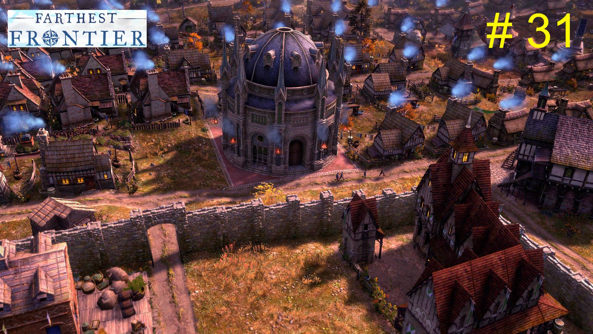 Гиперборея # 31. Улучшение храма.  Расширение и развитие поселения. Прохождение Farthest Frontier