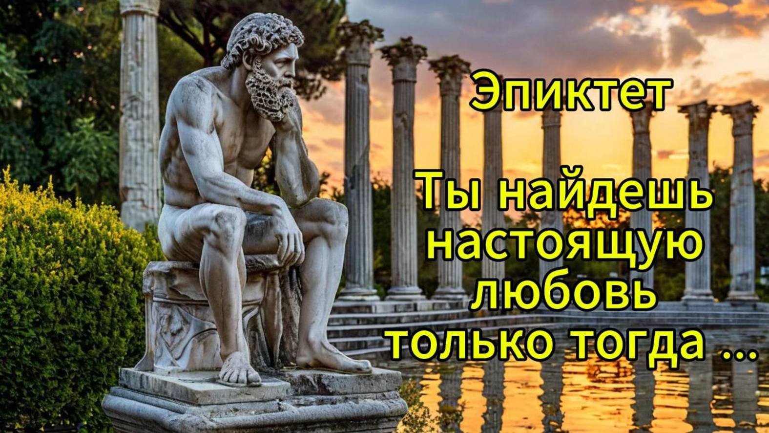 40 цитат Эпиктета о любви