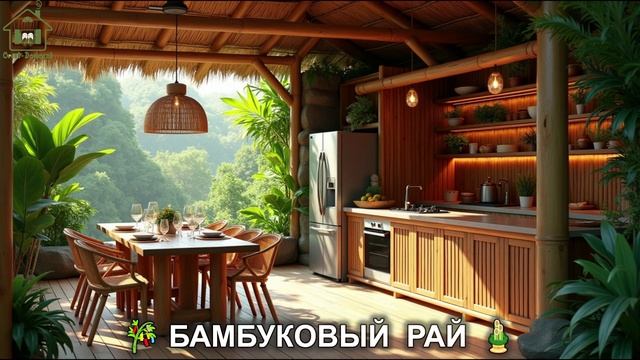 Красивые дома и интерьеры для любителей бамбука 🎋 дизайн жилья фото идеи для вдохновения (43)