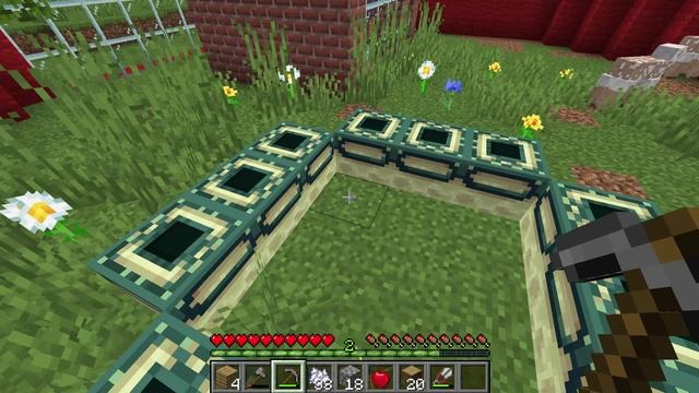 Красный круг в майнкрафте