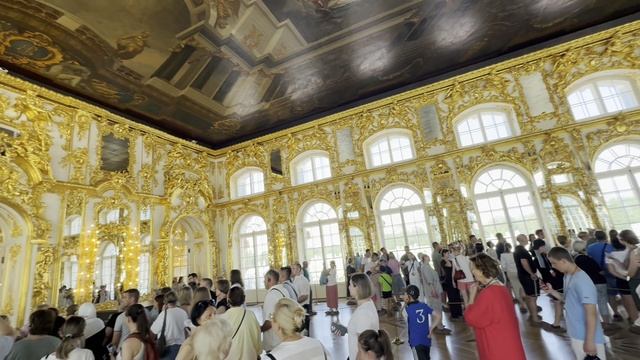 В Пушкин, чтобы увидеть Янтарную комнату. Екатерининский Дворец и немного парка