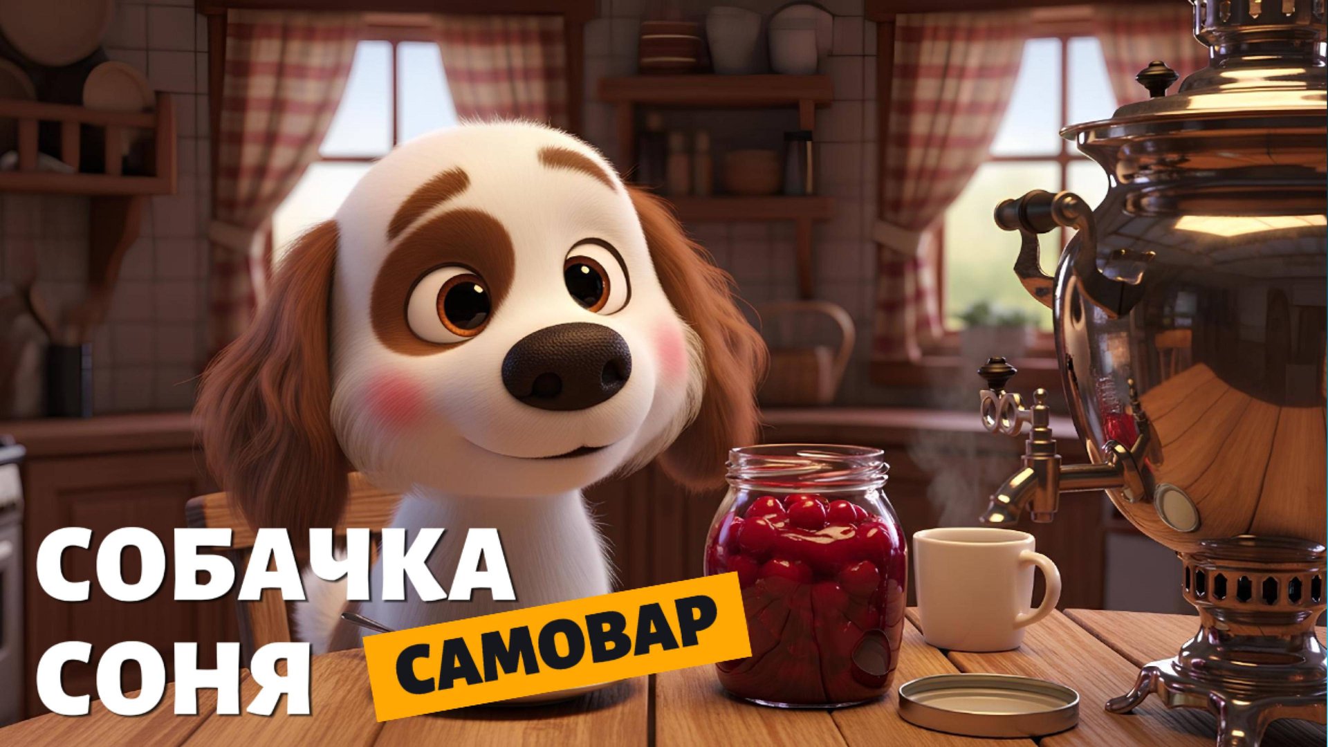 УМНАЯ СОБАЧКА СОНЯ 🐶🍒 САМОВАР 🫖