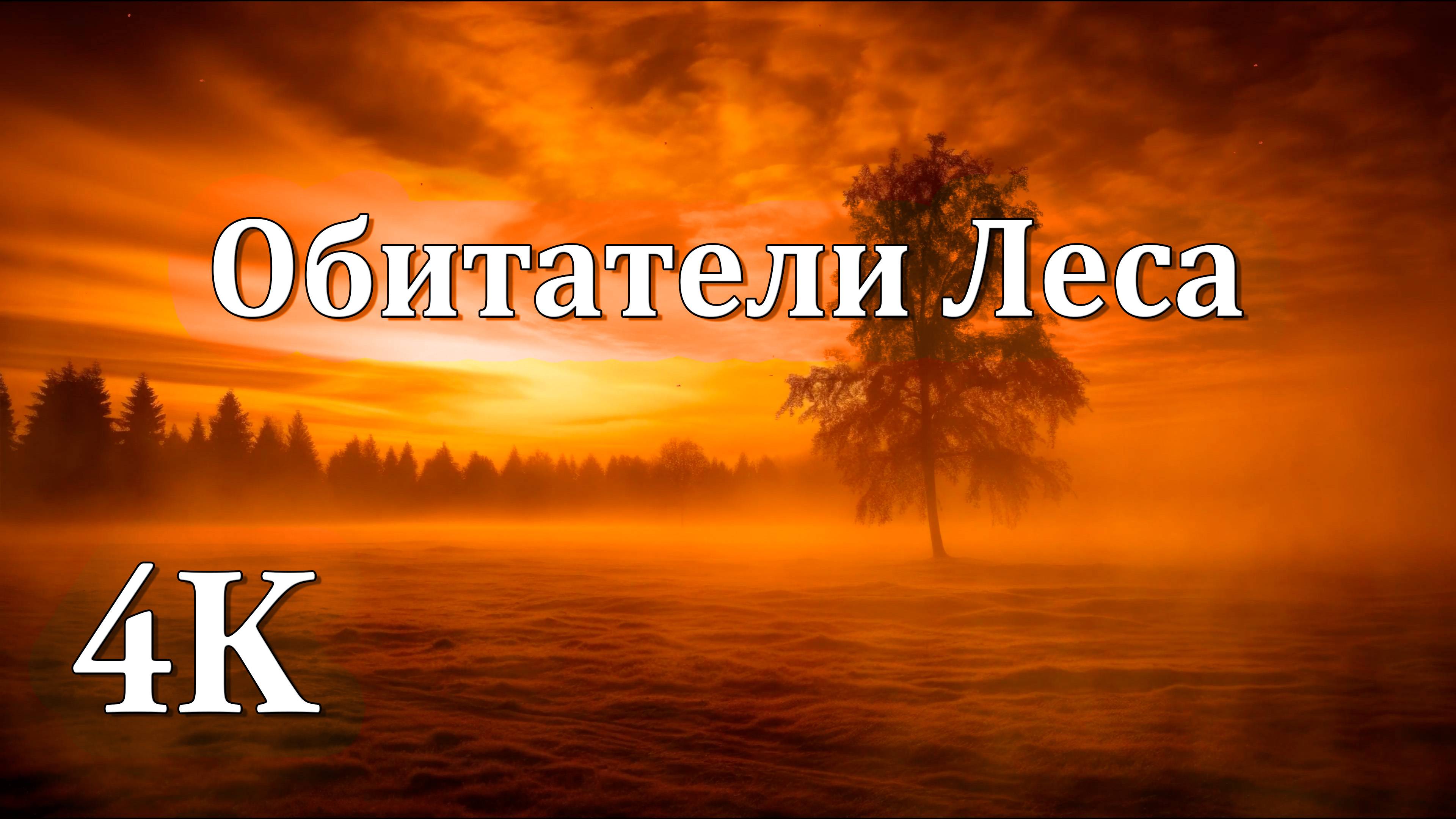 4K Обитатели леса | Эмбиент-Музыка для Глубокого Сна и Расслабления 🍃🎶🍃