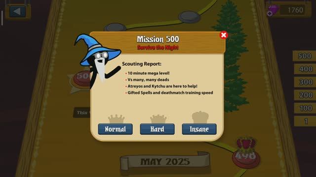 Mission Weekly | Levels 500 | Normal