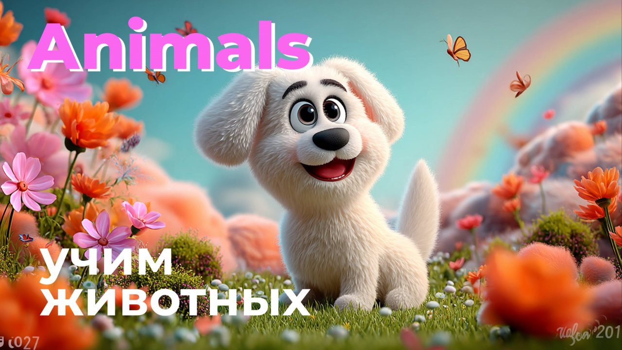 Английский для детей: учим слова на тему "Животные"