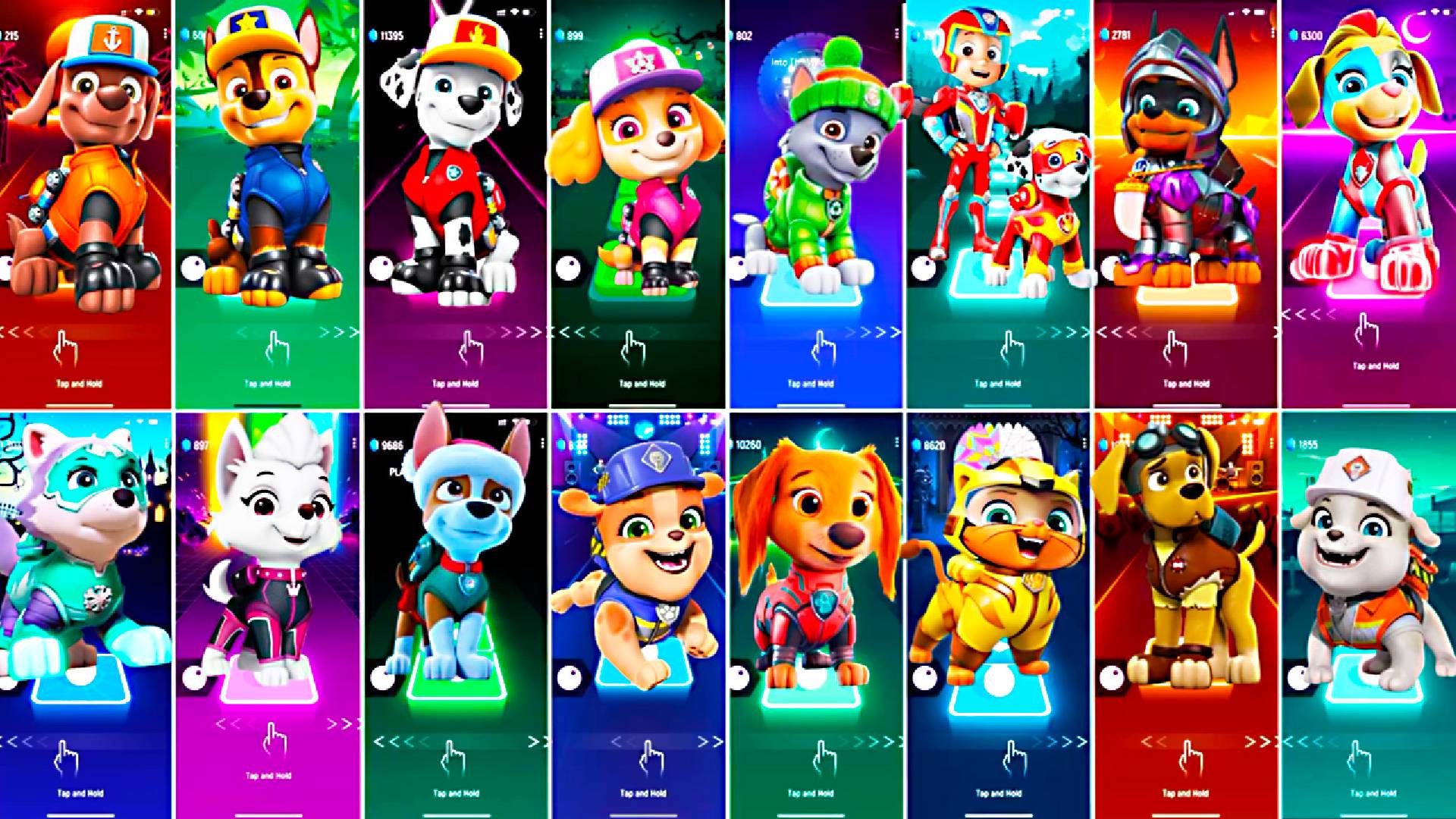 Paw Patrol All Video Megamix ROCKY VS CHASE VS MARSHALL VS SKYE VS ROCKY VS CLAW VS ELLA