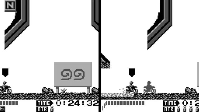 Motocross Maniacs (1989) [Game Boy] 2 player | Ultra Games, Konami