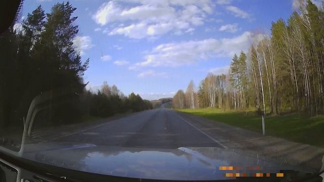 Поездка Ульяновск-Пермь с видеорегистратора часть 3