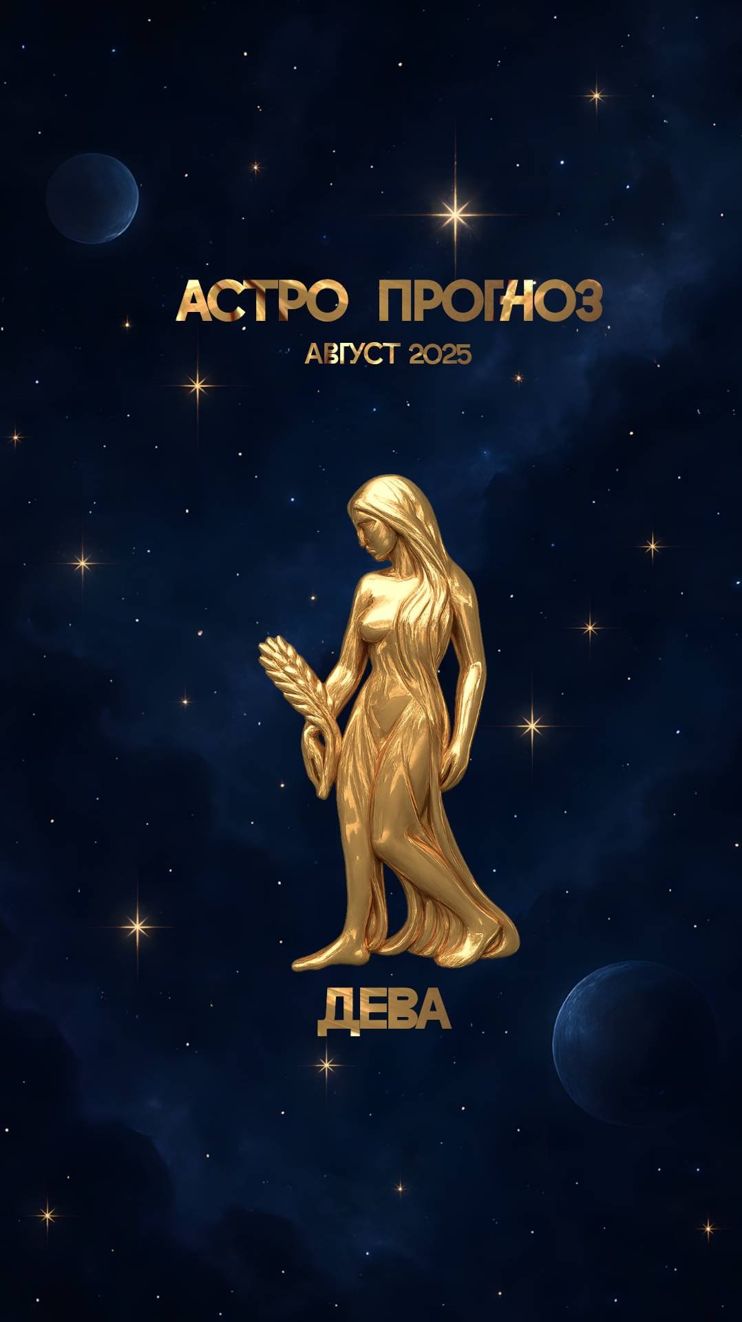 Астро Прогноз Дева Август 2025