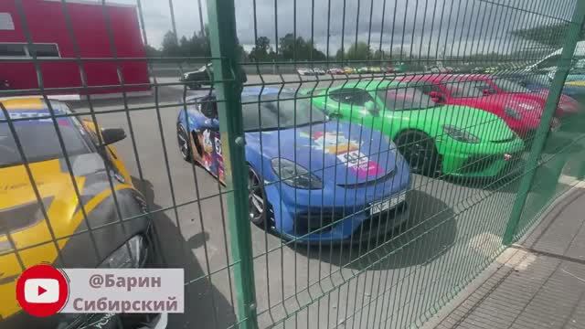 Moscow RaceWay, Motoring, Этап Чемпионата России, на Ferrari F430 по треку, Авария на наших глазах
