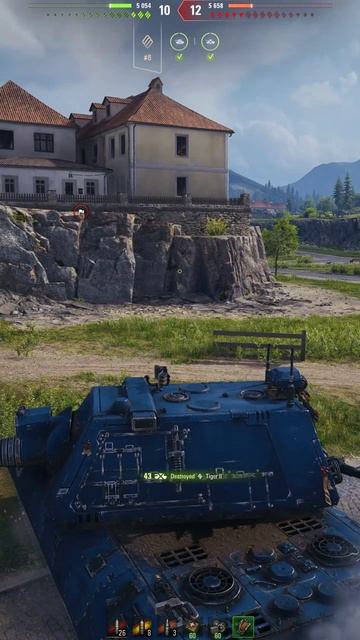 Слабая битва! • E 100 - 9 Фрагов 9.7K Урона #wot #E100 #миртанков #wotbestmoments