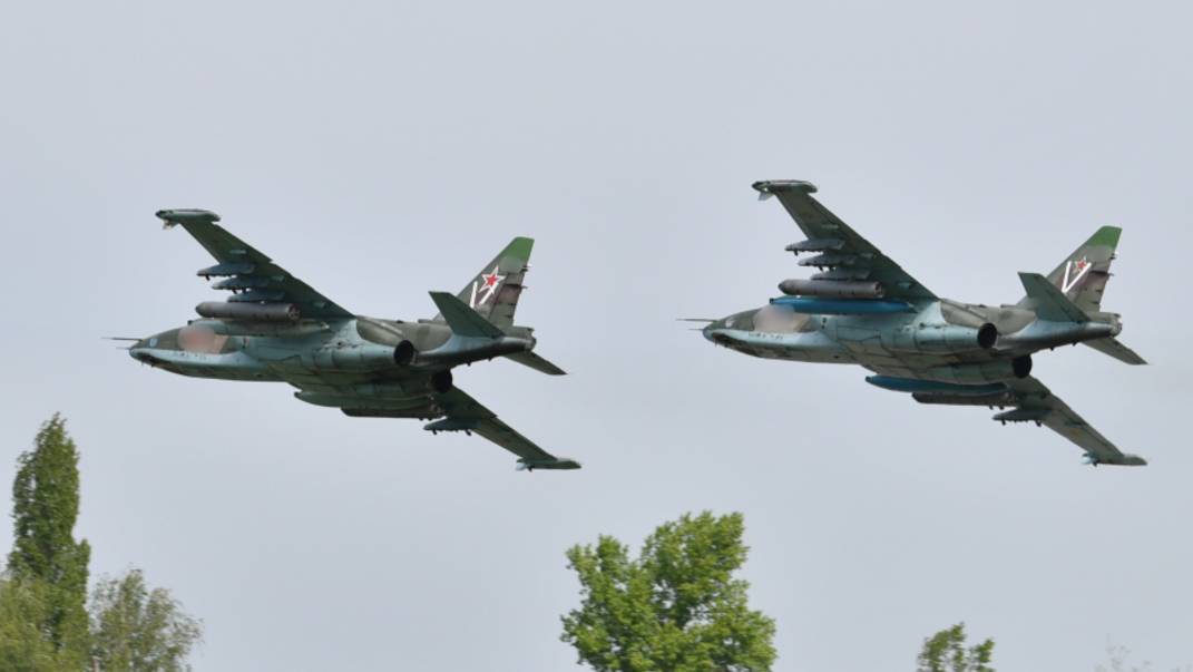 Штурмовики Су-25 атаковали позиции боевиков ВСУ