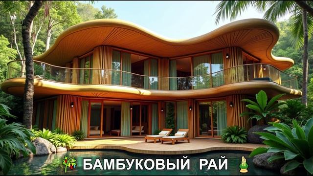 Красивые дома и интерьеры для любителей бамбука 🎋 дизайн жилья фото идеи для вдохновения (49)