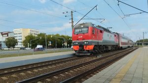 Двухэтажный поезд ЭП2К-478, маршрут Санкт-Петербург - Самара