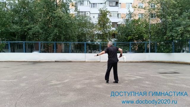 Разминка с тренировочным мечом Цзянь (5)