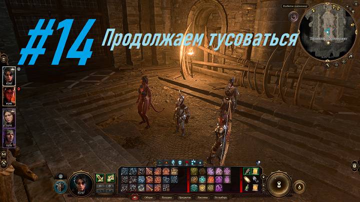 Baldur's Gate 3. #14. Прохождение миссий с Романом. Стараемся не сдохнуть. Всё на русском языке!