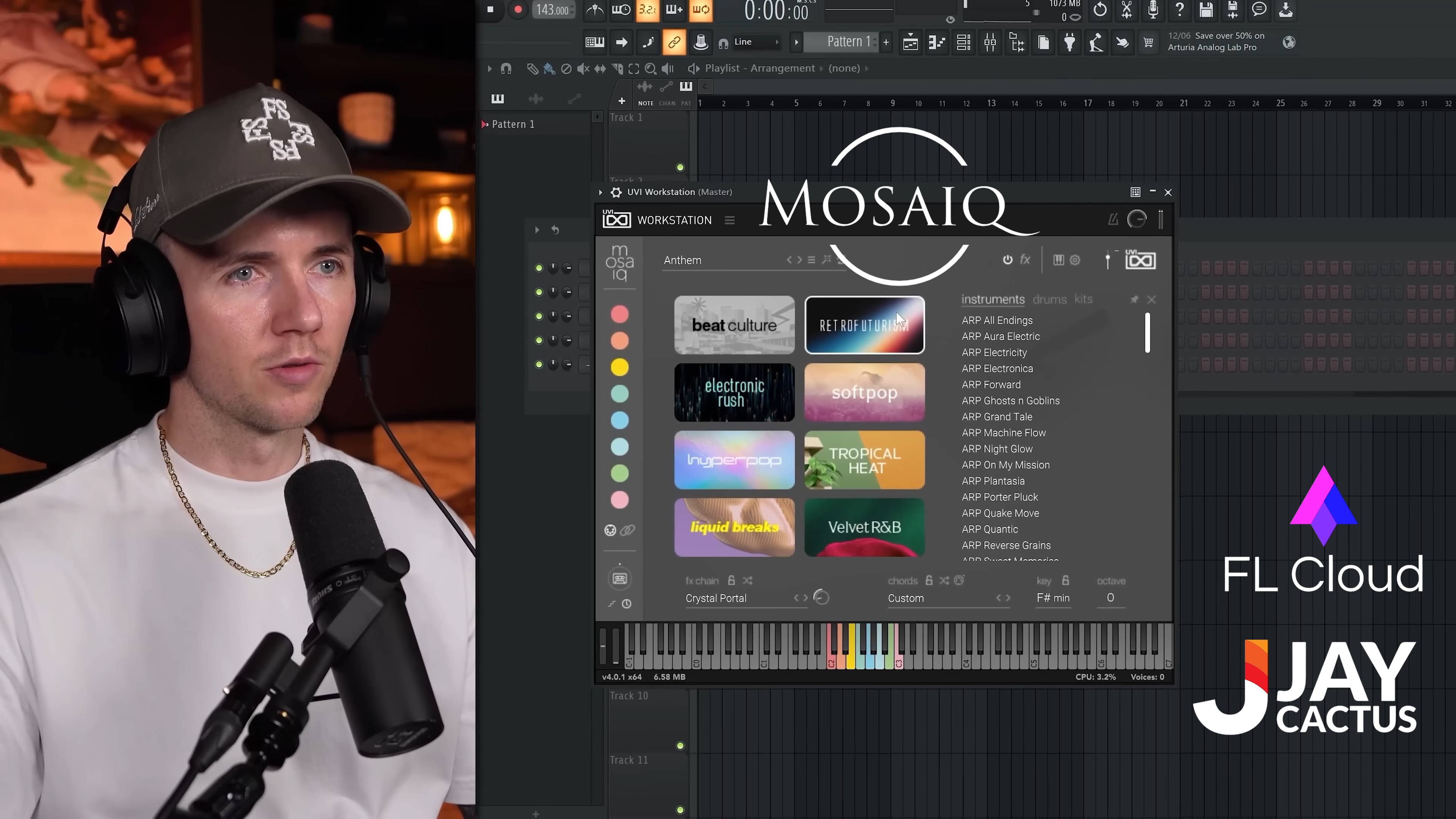 FL Cloud x Jay Cactus: Exploring UVI Mosaiq