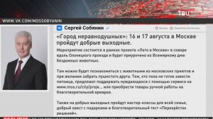 16 и 17 августа в Москве пройдут добрые выходные  / События на ТВЦ