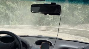 Перевал Громотуха спуск