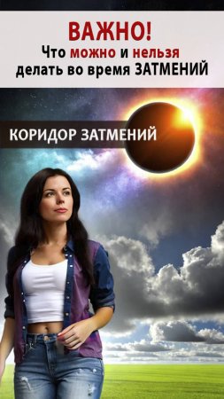 Что нельзя делать в Коридор Затмений