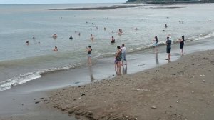 В Лермонтова разрушен мость и в море остров из мусора