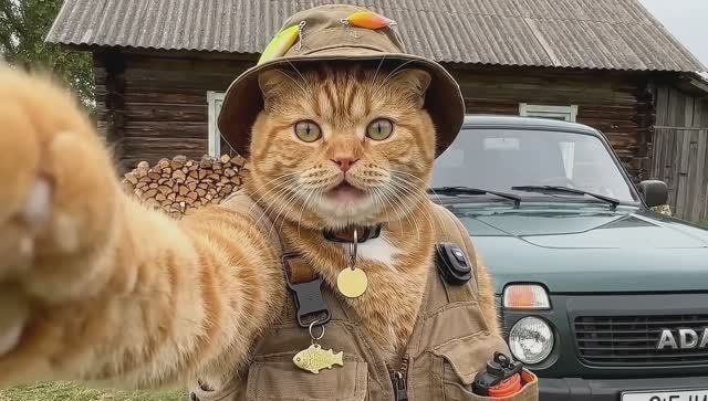 Влог рыжего кота из бани