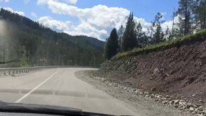 Кырлыкский перевал спуск