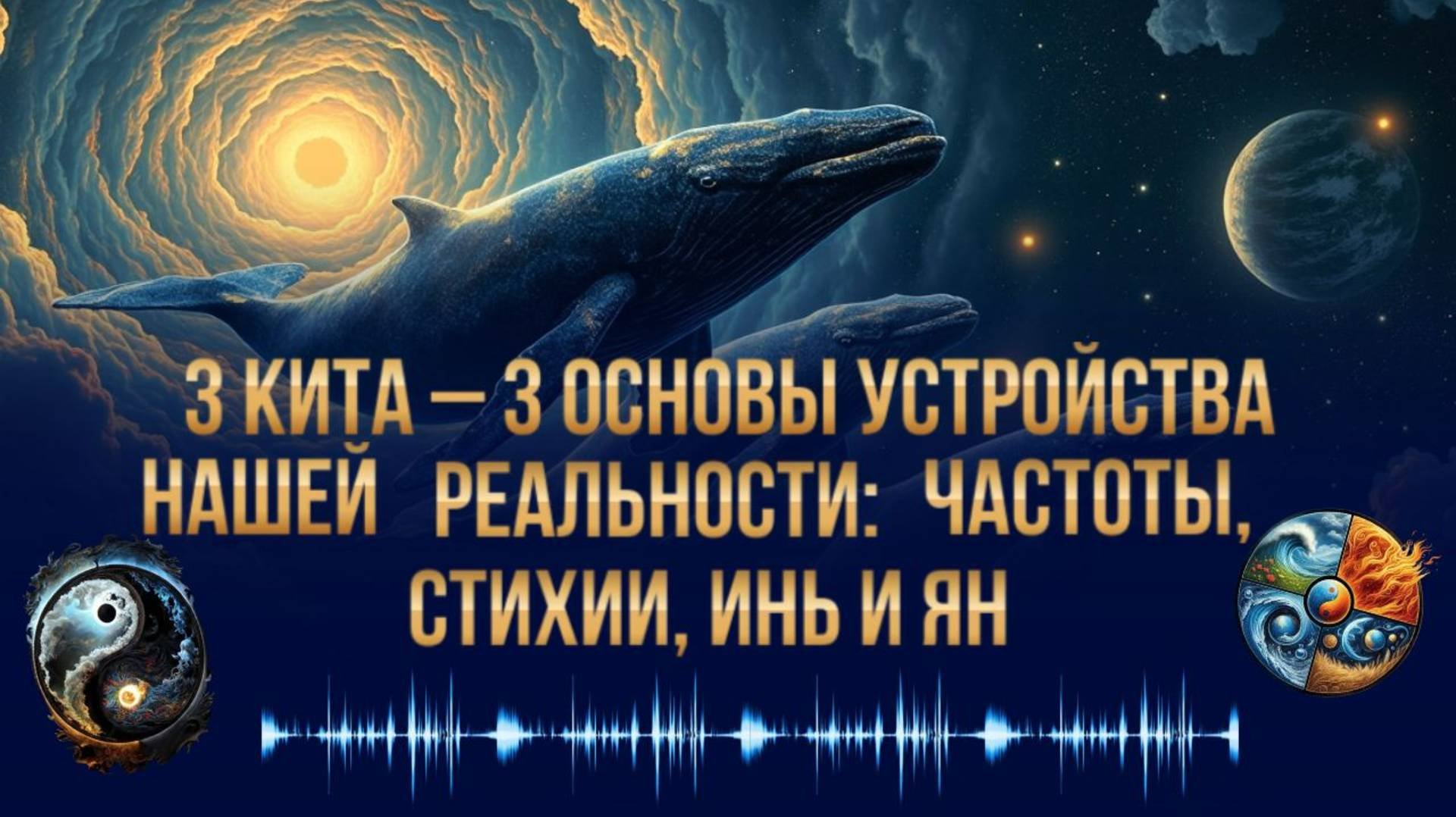 🐳3 кита – 3 основы устройства нашей реальности: частоты, стихии, Инь и Ян🤍🖤