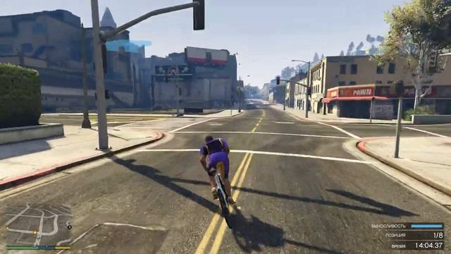 Grand Theft Auto V. Кросс-Кантри Триатлон "Степной волк".