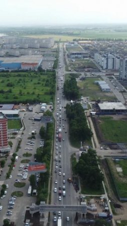 Улица Западный Обход в Краснодаре 2022 год