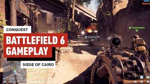 Battlefield 6 - Геймплей мультиплеера: Full Conquest Match on Siege of Cairo