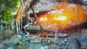 FPV-дрон 'КВН' уничтожил танк Т-64БВ Всу в северной части Красноармейска (Покровска) 💥🇷🇺👊
